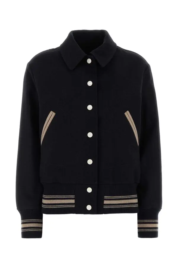 GOLDEN GOOSE Wool Journey Bomber Jacket - Multicolor