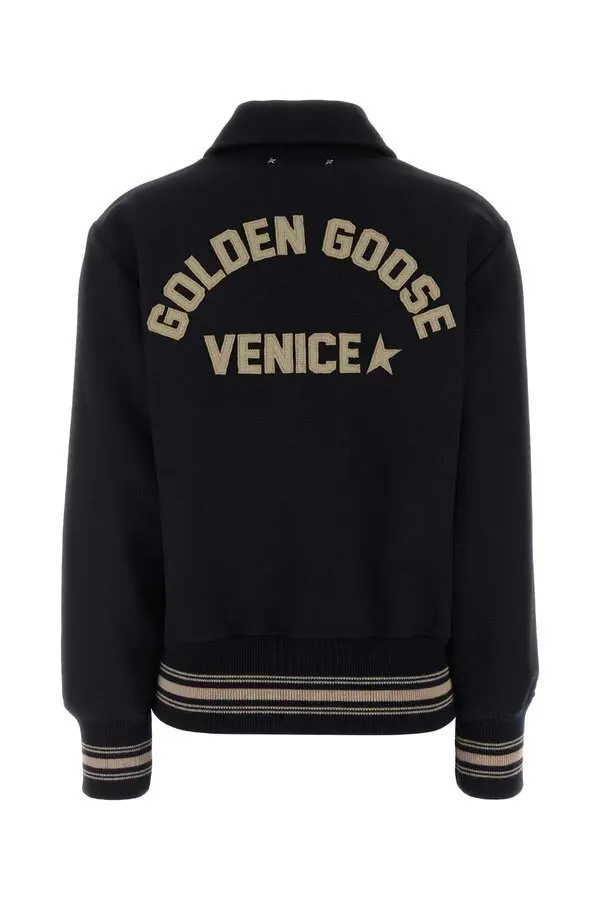 GOLDEN GOOSE Wool Journey Bomber Jacket - Multicolor