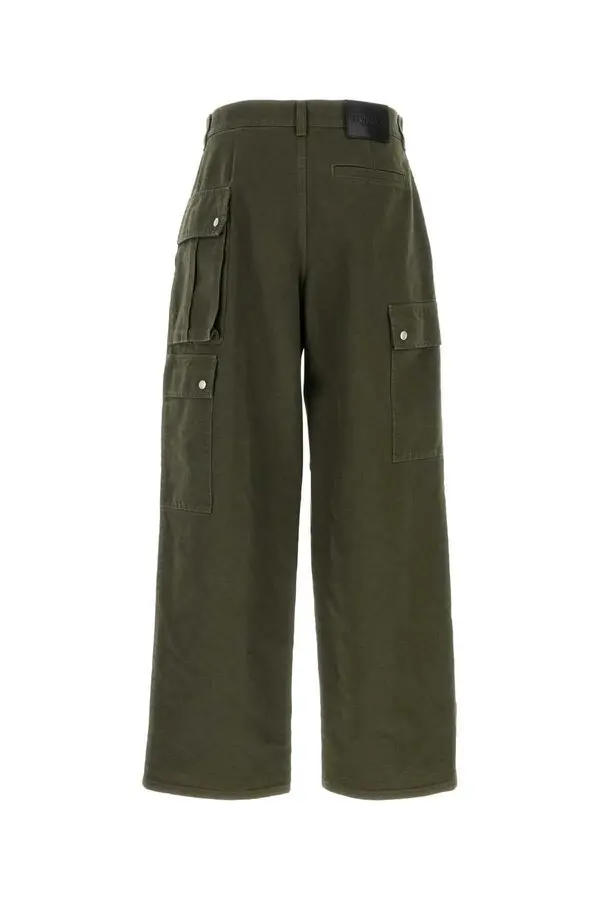 Loewe Khaki Cotton Cargo Pant