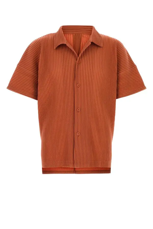 Issey Miyake Polyester Shirt - Orange