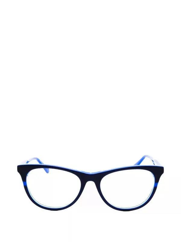 Calvin Klein Logo-detail Cat-eye Glasses - Blue