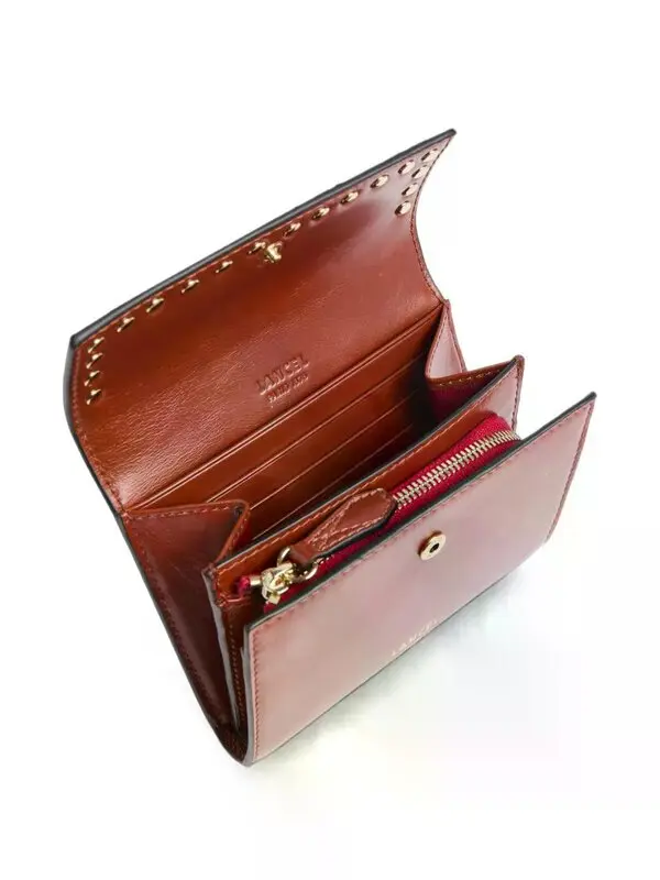 LANCEL Studs Leather Wallet