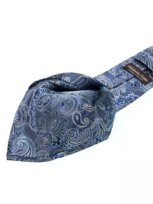 ELIZABETTA Pavia Paisley Jacquard Tie