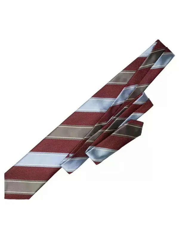 ELIZABETTA Striped Silk Tie