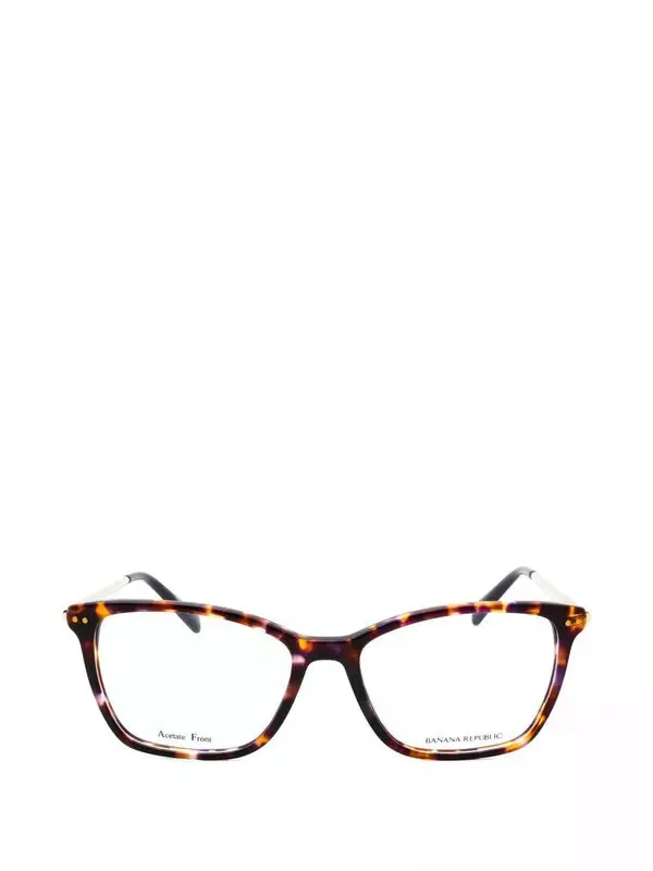 Banana Republic Tortoiseshell-effect Rectangle-frame Glasses