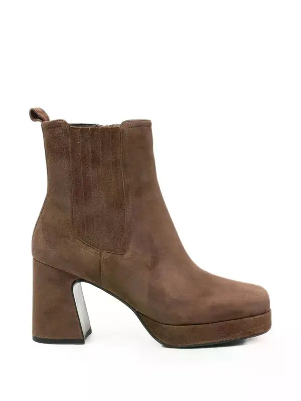 BRUNO PREMI Platform Ankle Boots - Brown