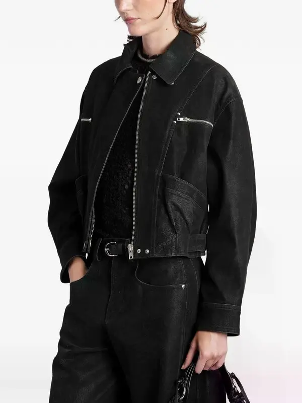 MARANT ETOILE Zip-up Panelled Jacket