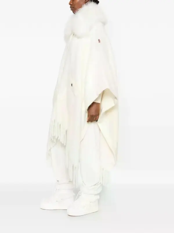 Moncler Fringed Cape