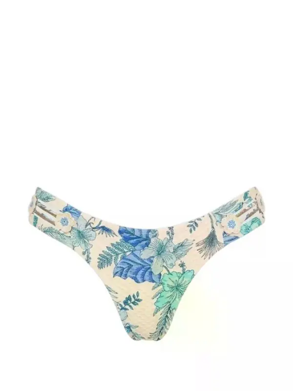 DEL MAAR Flora Floral-print Bikini Bottoms