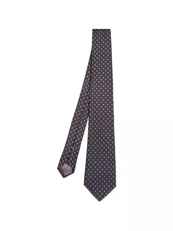 Canali Floral-jacquard Tie
