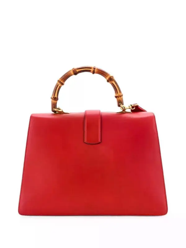 Gucci Dionysus Bamboo Top Handle Bag Leather Large Satchel