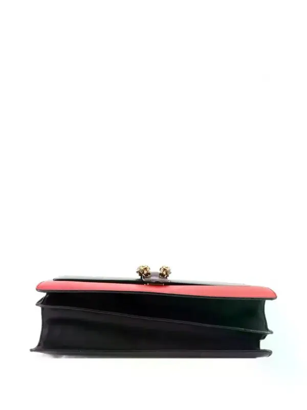 Gucci Dionysus Bamboo Top Handle Bag Colorblock Leather Large Satchel