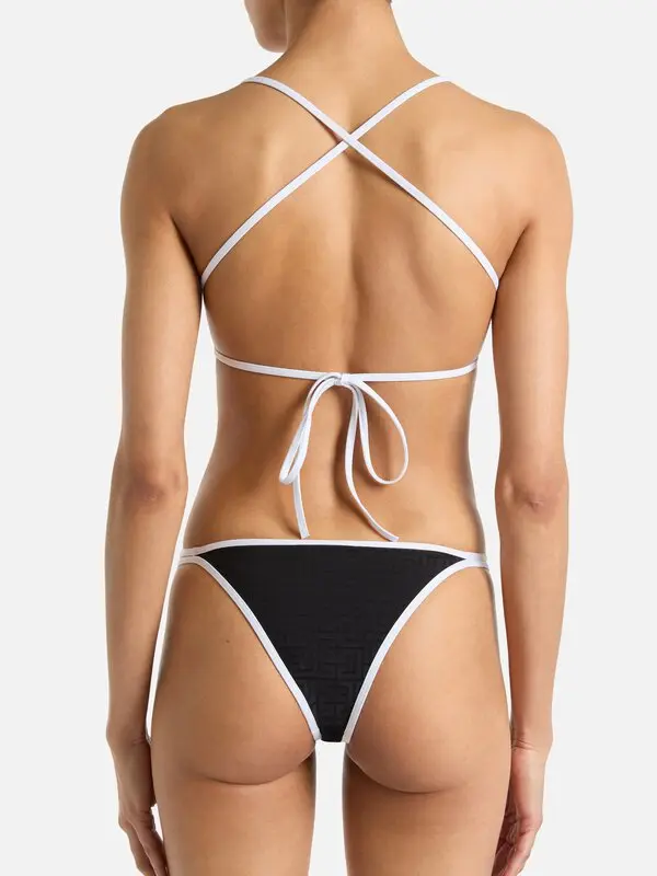 Balmain Monogram Lycra Swimsuit