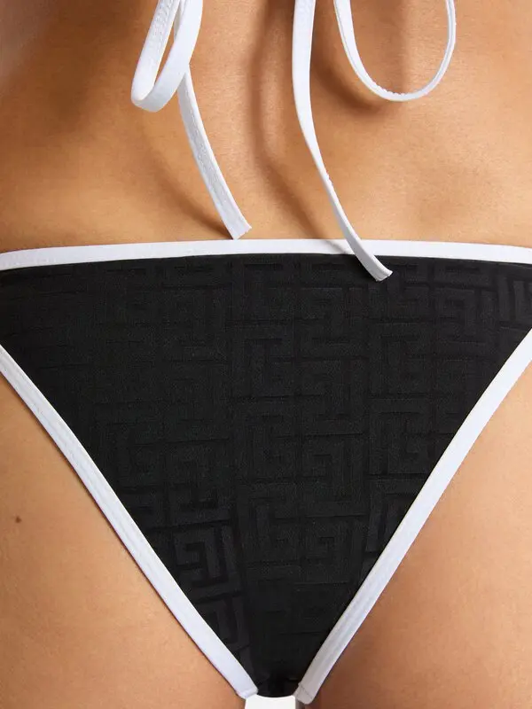 Balmain Monogram Lycra Swimsuit