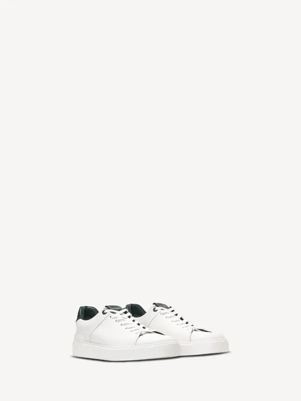 Balmain B-court Smooth Leather Trainers