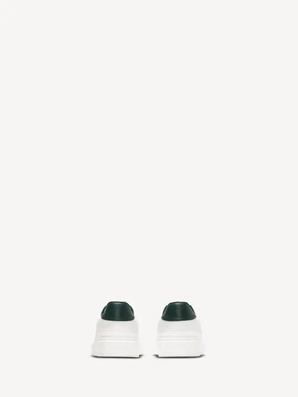 Balmain B-court Smooth Leather Trainers