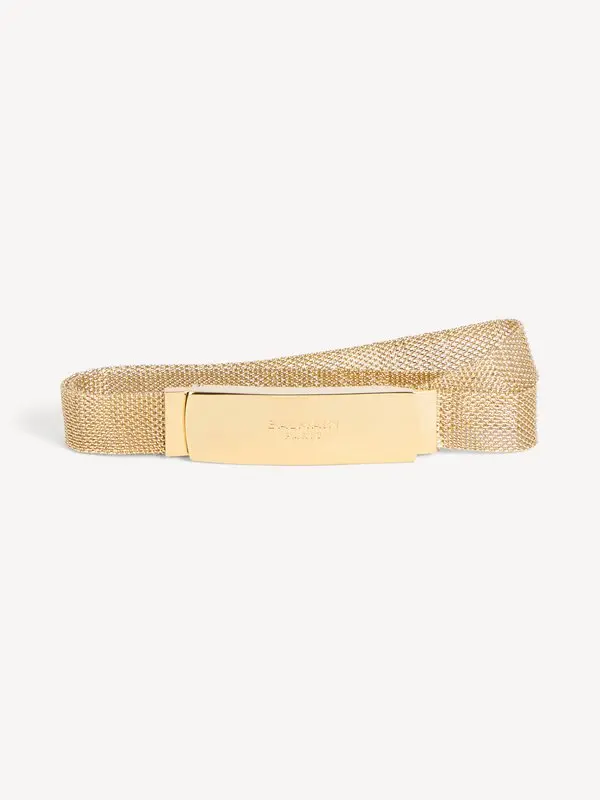 Balmain Braided Brass Belt