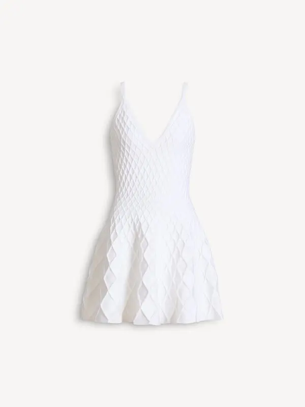Balmain Flared Knit Dress