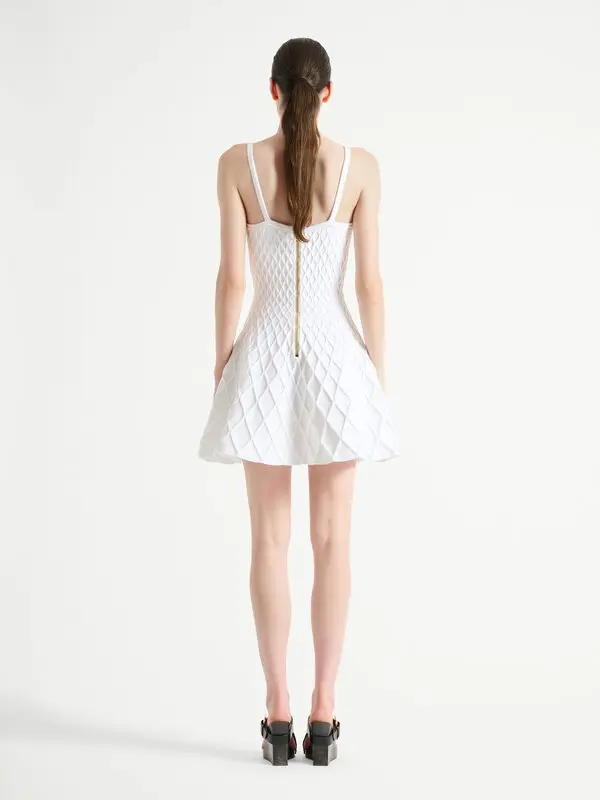 Balmain Flared Knit Dress