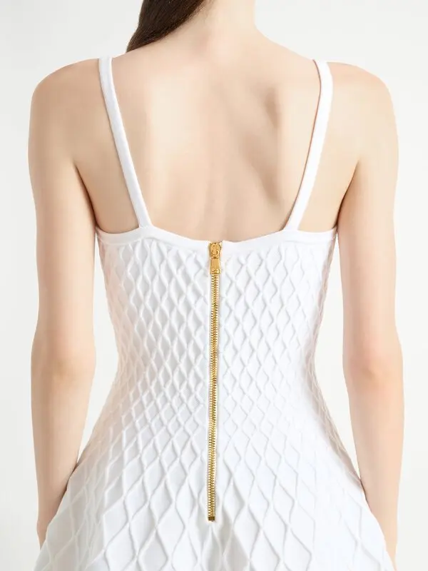 Balmain Flared Knit Dress