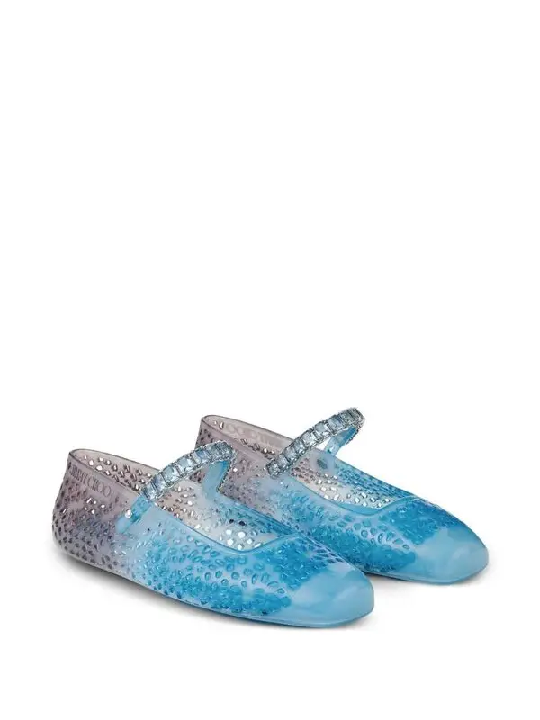 JIMMY CHOO Jelly Ballet Flats