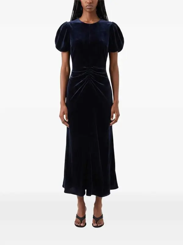 Victoria Beckham Velvet Midi Dress