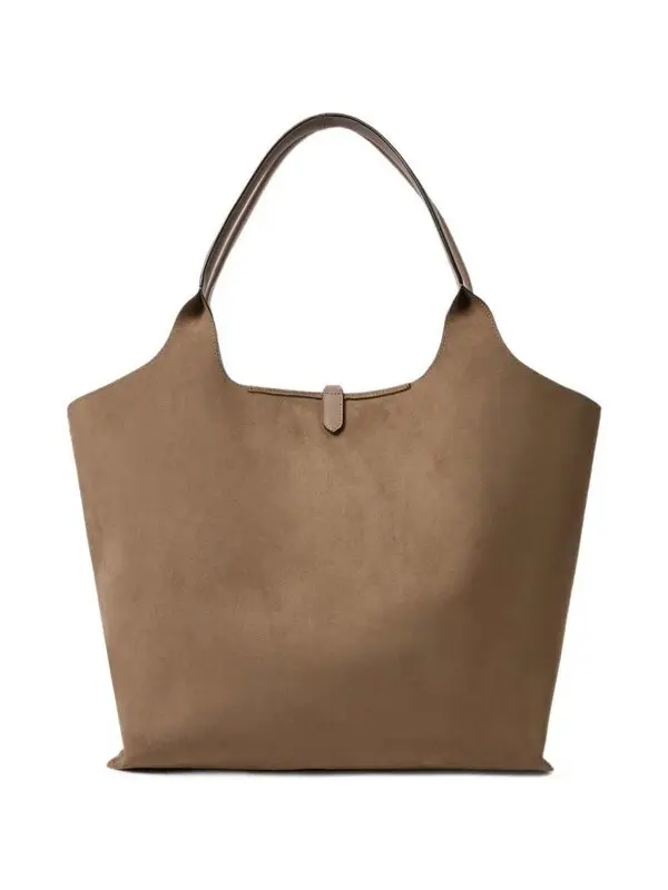 Stella McCartney Stella Logo Perforated Tote Bag - Brown
