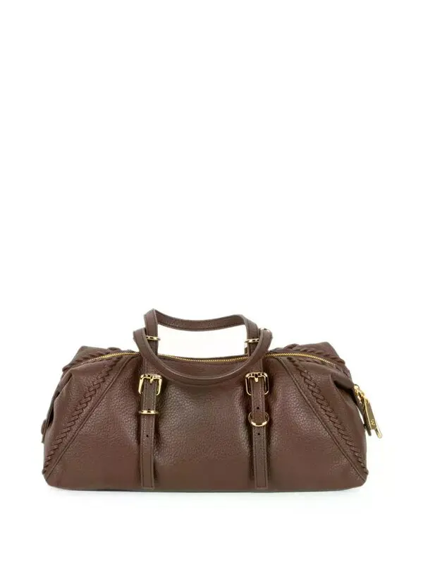 Ermanno Scervino Braided-trim Buckled Tote Bag