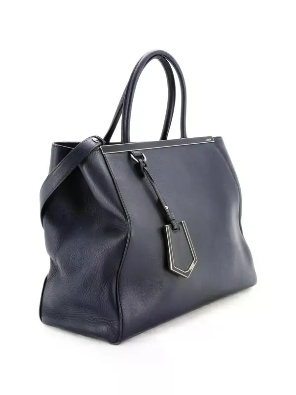 Fendi 2jours Bag Leather Medium Tote Bag