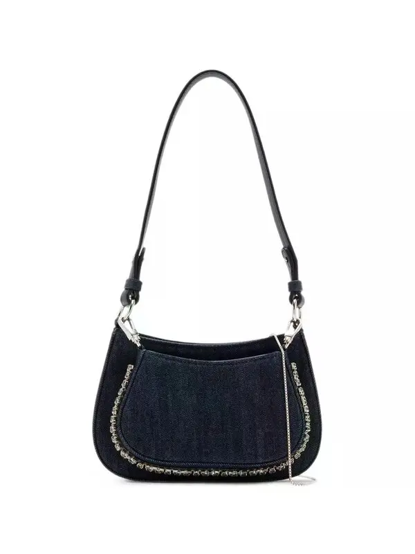 Rosantica Koala Crystal-embellished Denim Shoulder Bag