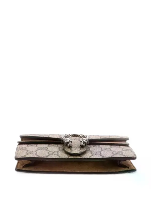 Gucci Dionysus Bag Gg Coated Canvas Super Mini Crossbody Bag