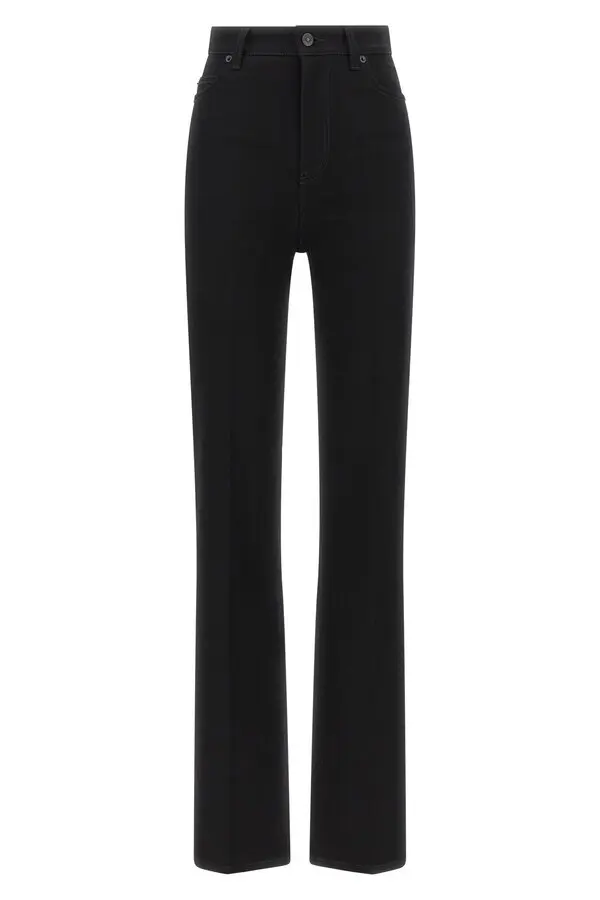Balenciaga High Waist Jeans - Black