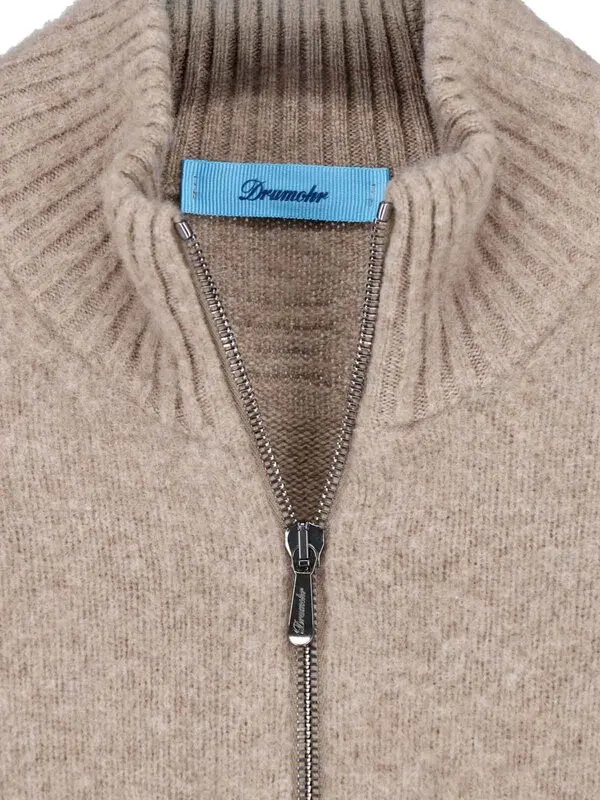 DRUMOHR Wool Zip Sweatshirt