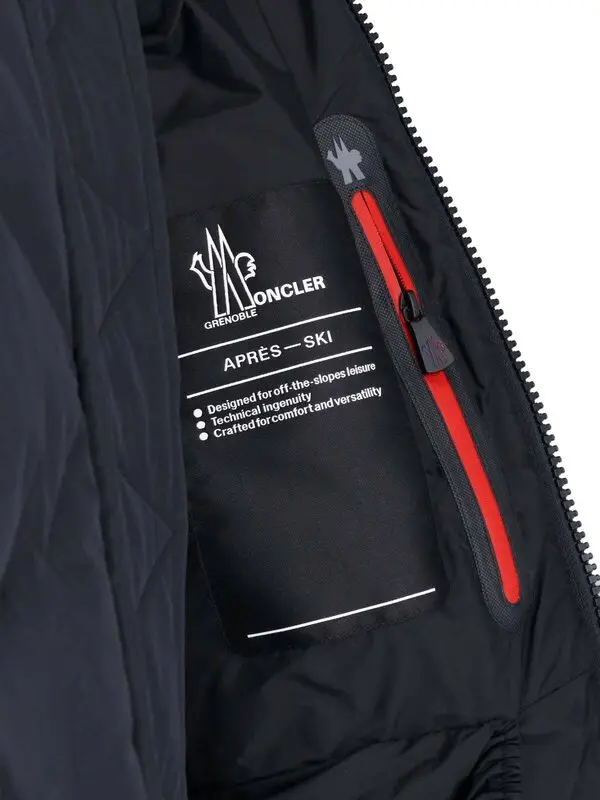 Moncler Padded Down Jacket "bramans - Black