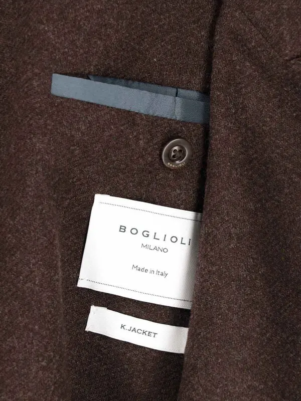 Boglioli Double-breasted Wool And Cashmere Blazer