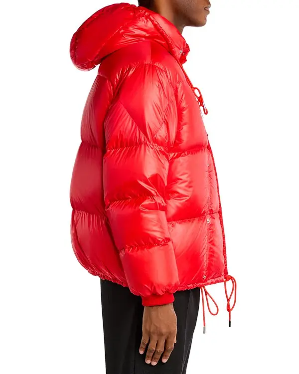 Moncler Karakorum Hooded Down Puffer Jacket - Candy Apple