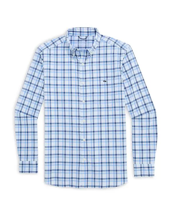 Vineyard Vines Featherweight Plaid Relaxed Button Down Shirt