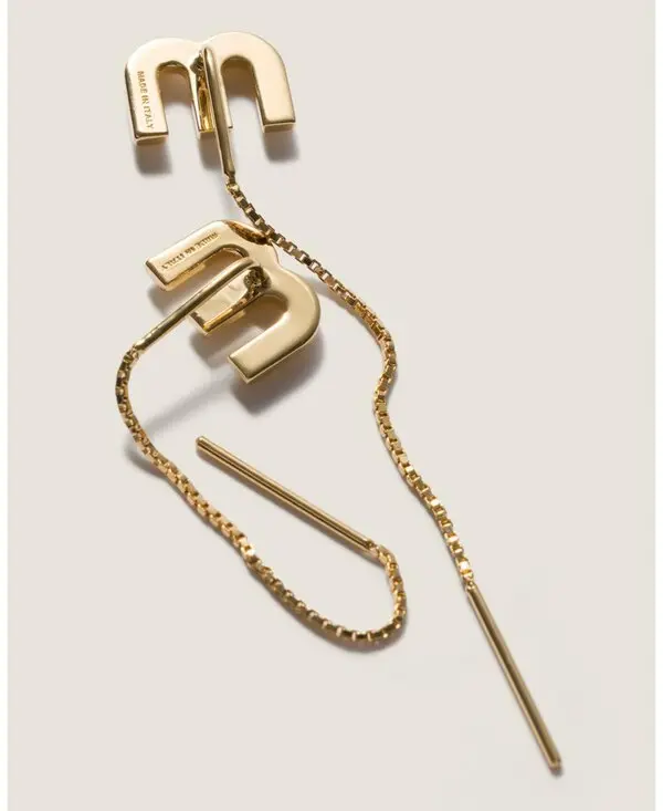 Miu Miu Metal Earrings