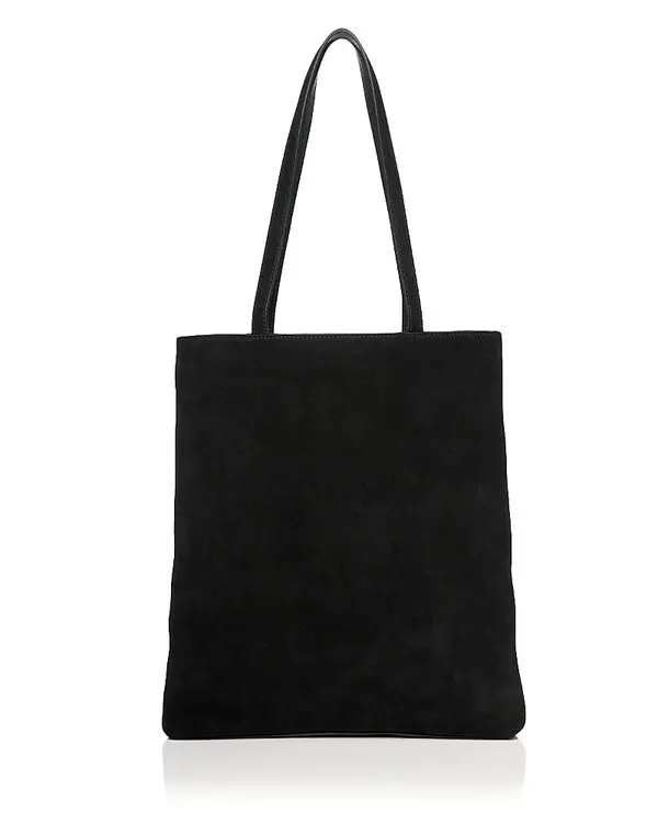 Aqua Suede Tote Exclusive - Black