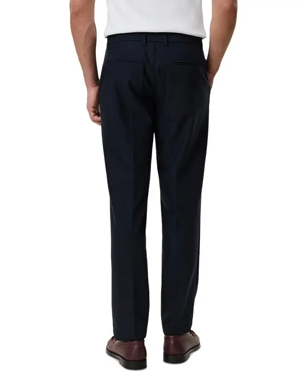 LES DEUX Brushed Twill Straight Fit Suit Pants