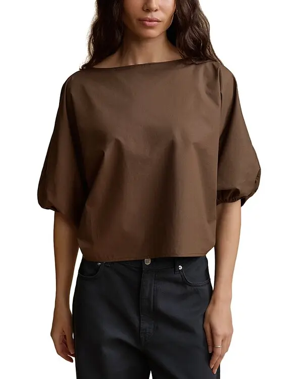 Jenni Kayne Float Cotton Dolman Sleeve Top - Bronze