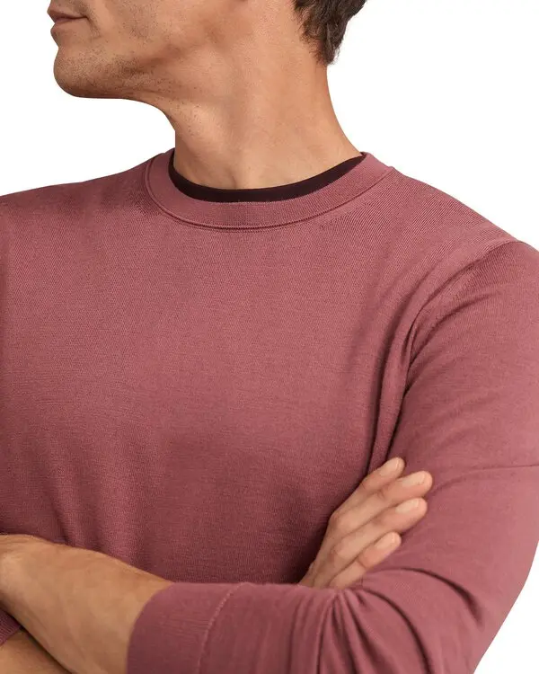 REISS Merino Wool Crewneck Sweater