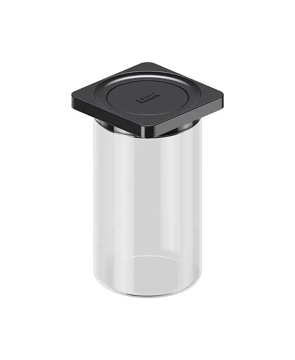 CLIIK Press Glass Medium Food Storage Container - Black