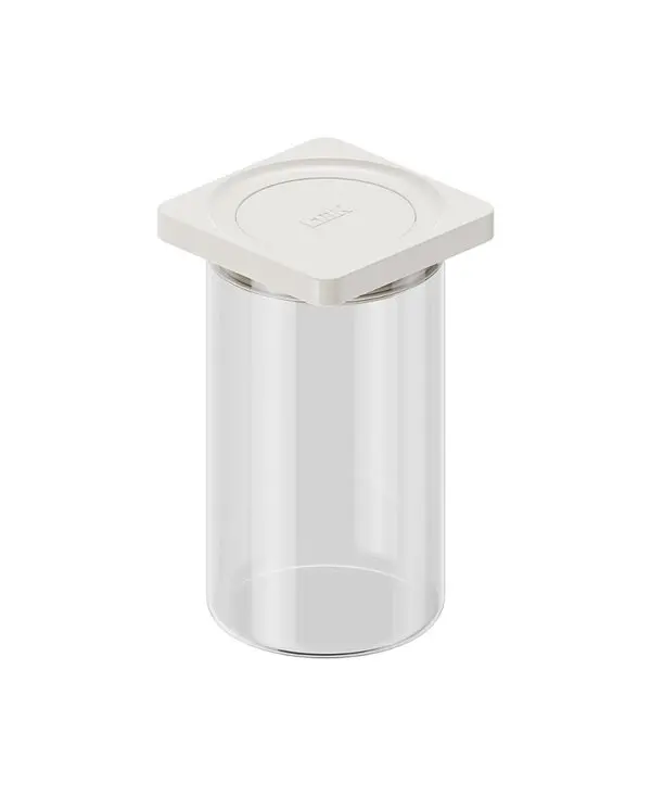 CLIIK Press Glass Medium Food Storage Container - Cream