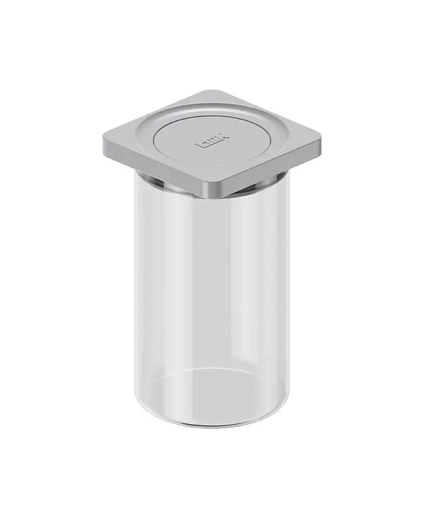 CLIIK Press Glass Medium Food Storage Container - Grey