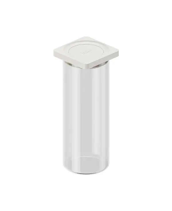 CLIIK Press Glass Large Food Storage Container - Cream