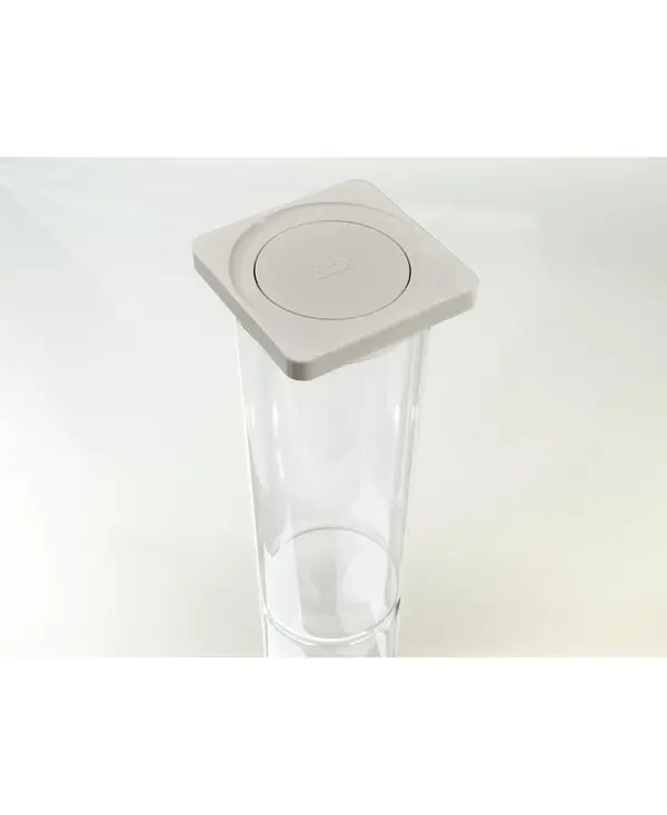 CLIIK Press Glass Large Food Storage Container - Cream