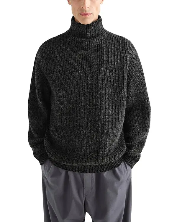 LEMAIRE High Neck Cable Knit Sweater