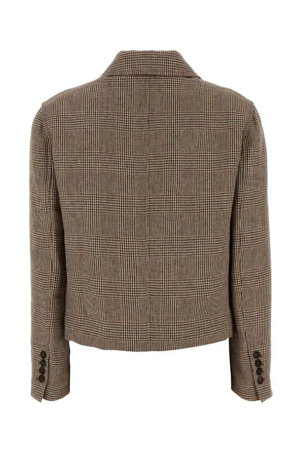 Brunello Cucinelli Embroidered Linen Blazer