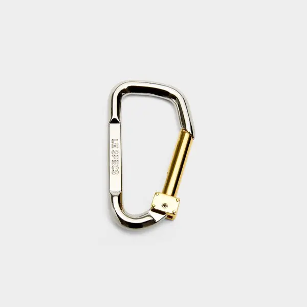 Le Specs Carabiner | Silver & Gold